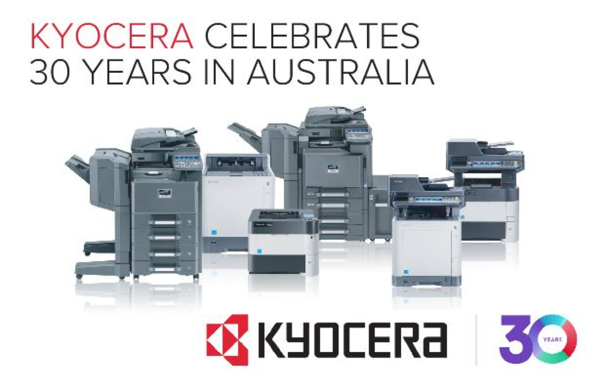 Kyocera celebrates 30 years in Australia | Sharp Office